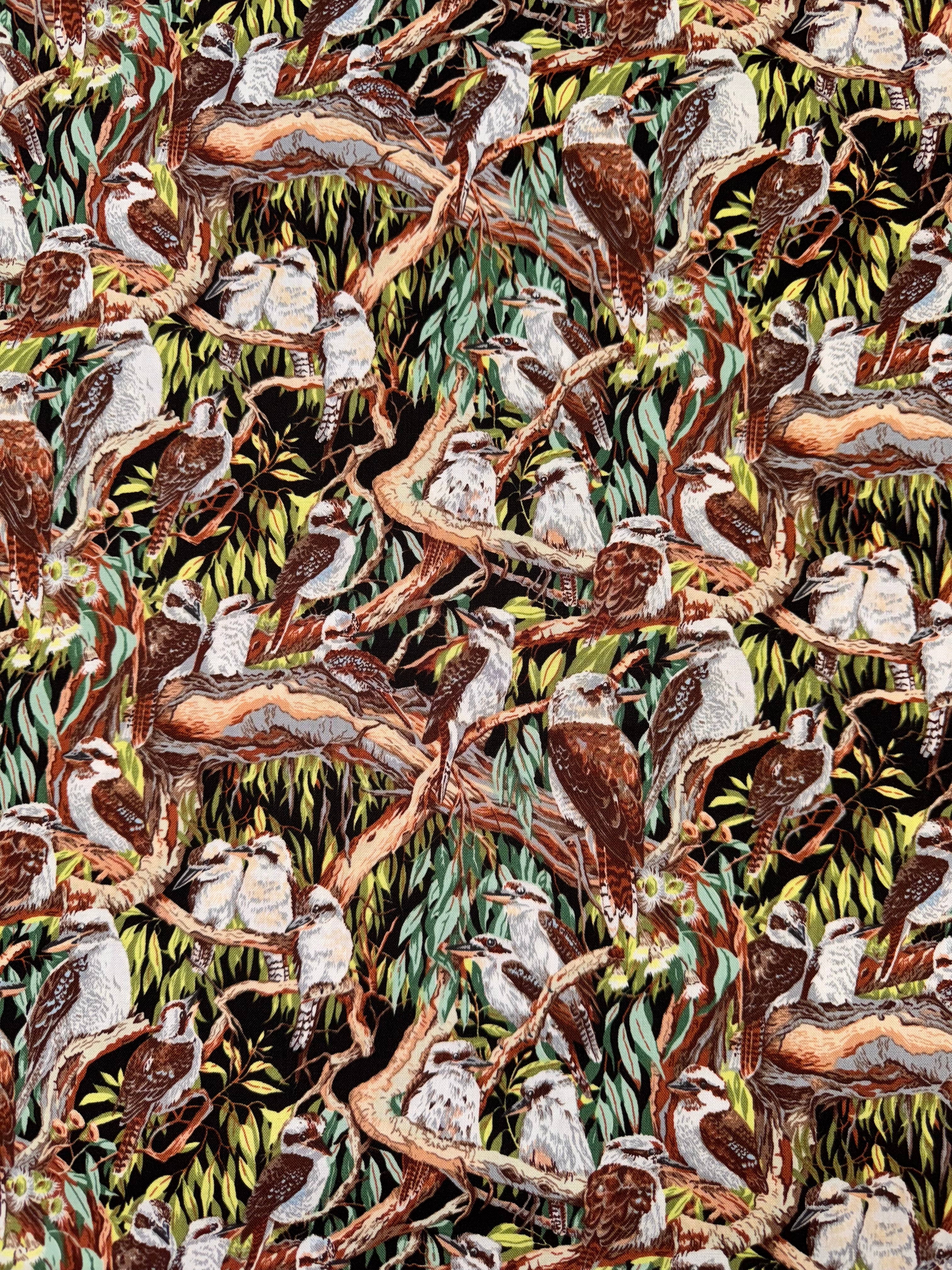 Kookaburras up a Gum Tree – Gympie Patchwork
